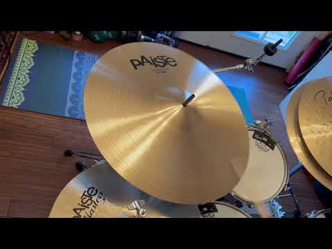 Paiste 20" Masters Prototype Crash Ride Cymbal - 1862 grams | Reverb