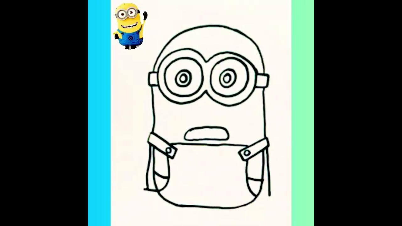 How to Draw and Color Minion