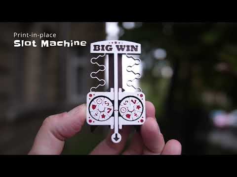 Working Slot Machine (Print-In-Place) by makkuro - Thingiverse