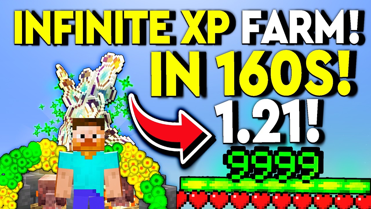 BEST 1.21 INFINITE XP FARM! Minecraft Tutorial In 1 Minute! - Minecraft ...