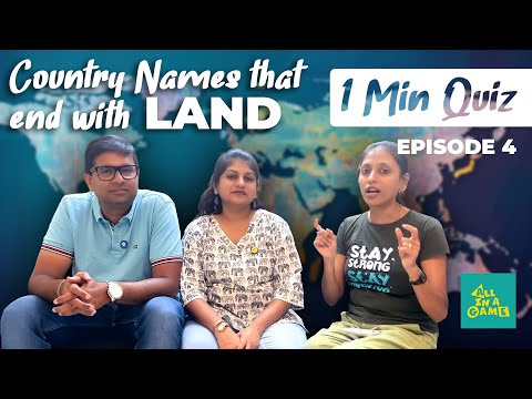 Name All Countries Ending in 'LAND' 🌍🔥| Ultimate Geography Quiz | 1 Minute Challenge #worldgeography