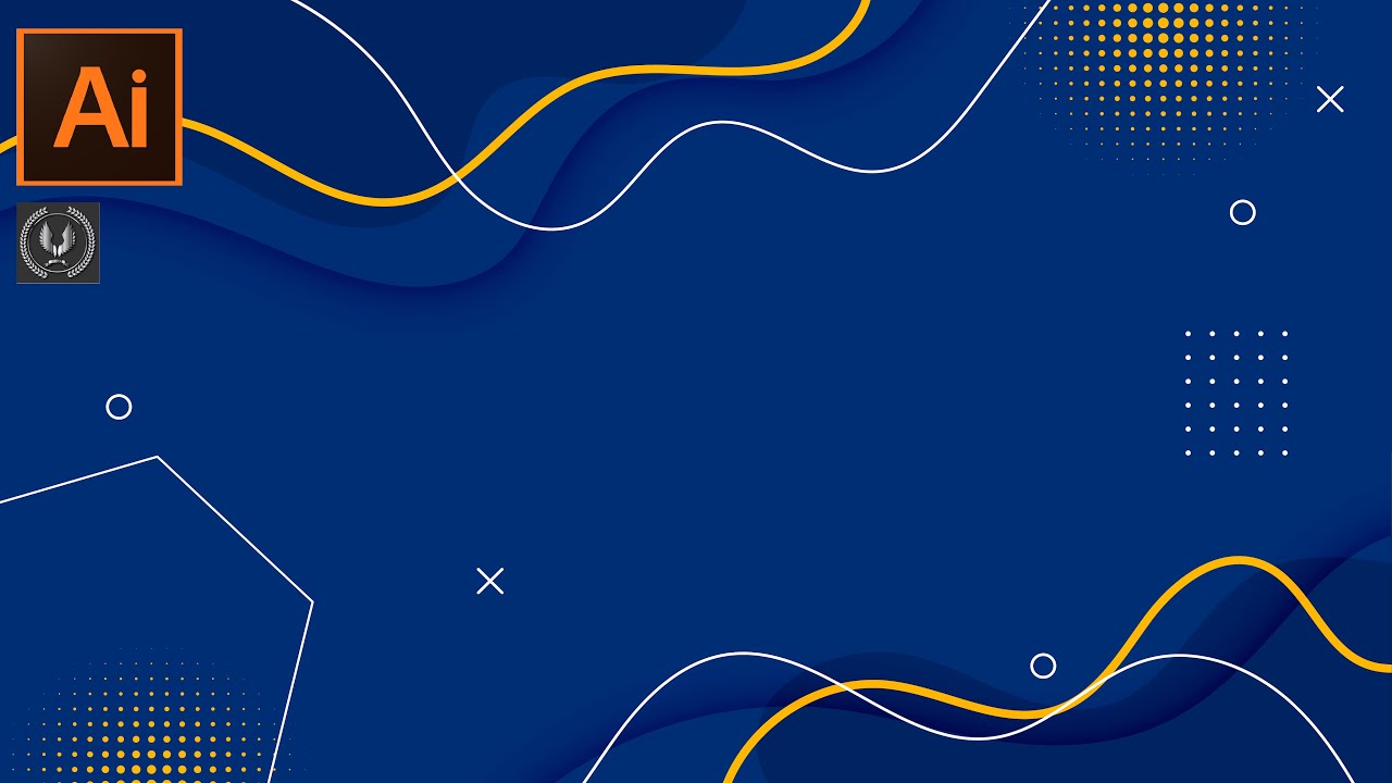 Adobe illustrator CC Tutorial - How to Make an Abstract Background Design