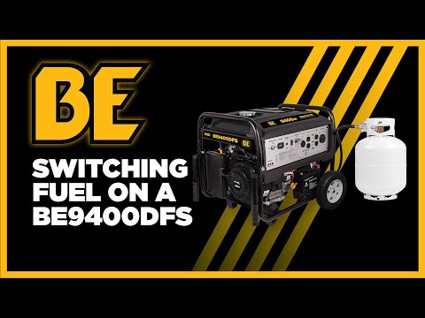 How To Use Propane on a Dual Fuel BE9400DFS Generator