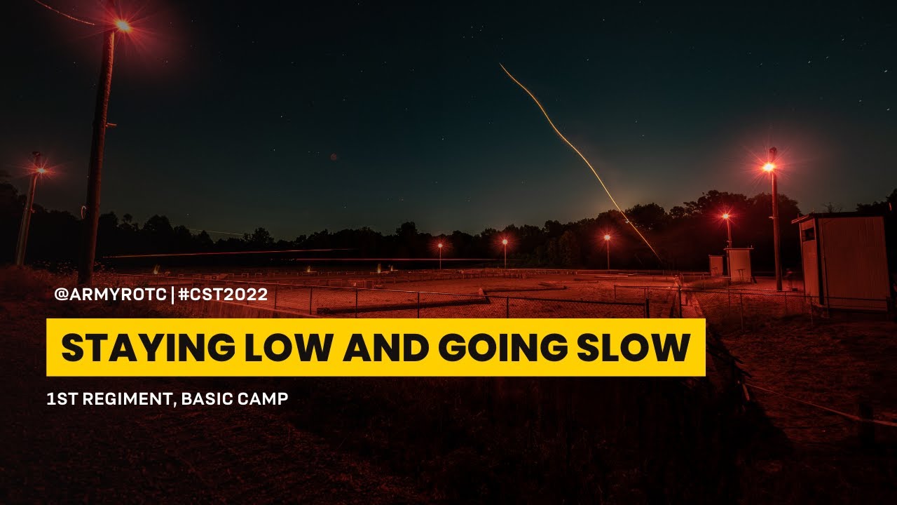 Night Infiltration Course | 1st Regiment, Basic Camp
