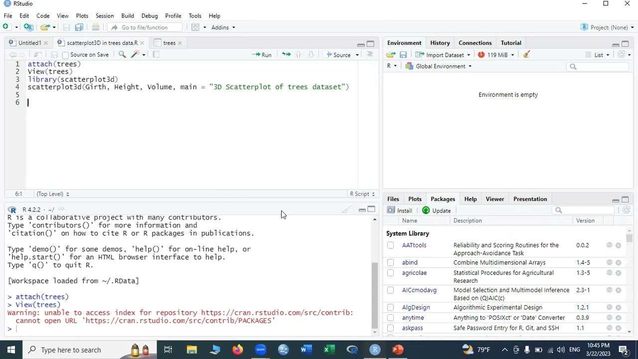 Scatterplot3D - Ep 7