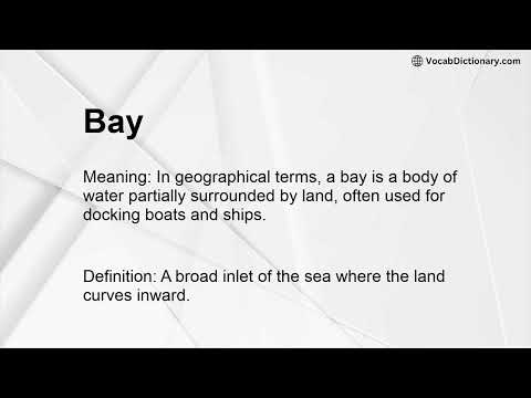 Bay Meaning