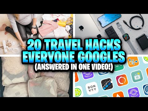 20 Travel Hacks Everyone Googles (All Answered in One Video!) | Travel Essentials for Every Trip
