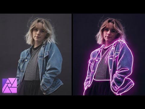 Glowing Line Art Effect | Affinity Photo Tutorial