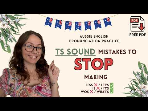 How to Pronounce the TS Sound in Australian English | Improve Your Accent Fast