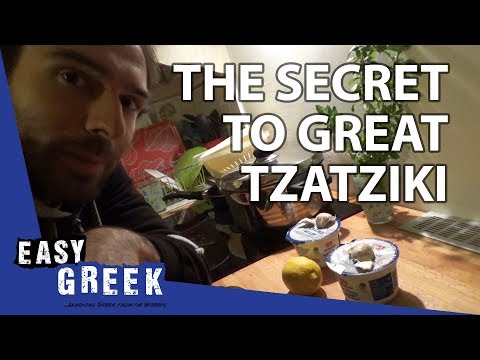 How to make awesome Greek Tzatziki | Easy Greek 11