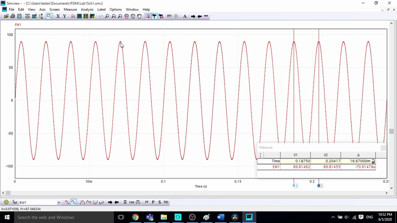 SimView: Measurements