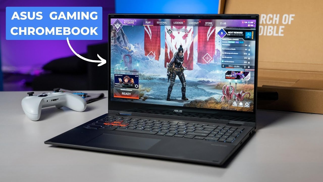 ASUS Vibe CX55 Gaming Chromebook unboxing and impressions