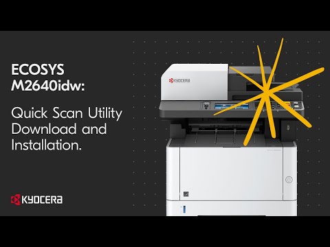M2640idw Quick Scan Utility Download and Installation