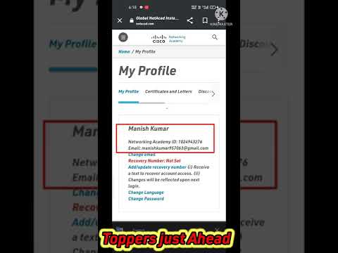 How to find your networking ID At Cisco