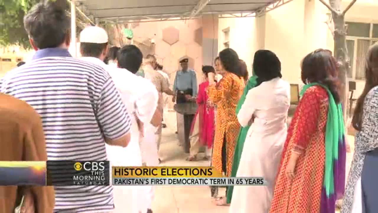 First democratic election in Pakistan
