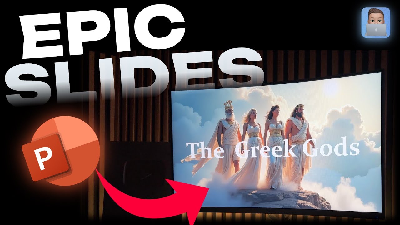 Hoe ik deze GEWELDIGE presentatie over de Griekse goden in PowerPoint heb gemaakt | TonyPPT