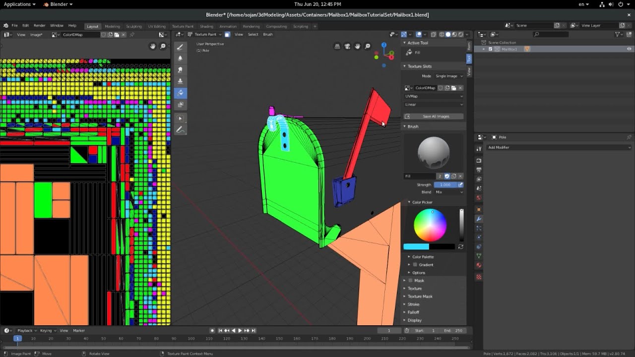 ArmorPaint Tutorial Part 1: Create Color ID map and export