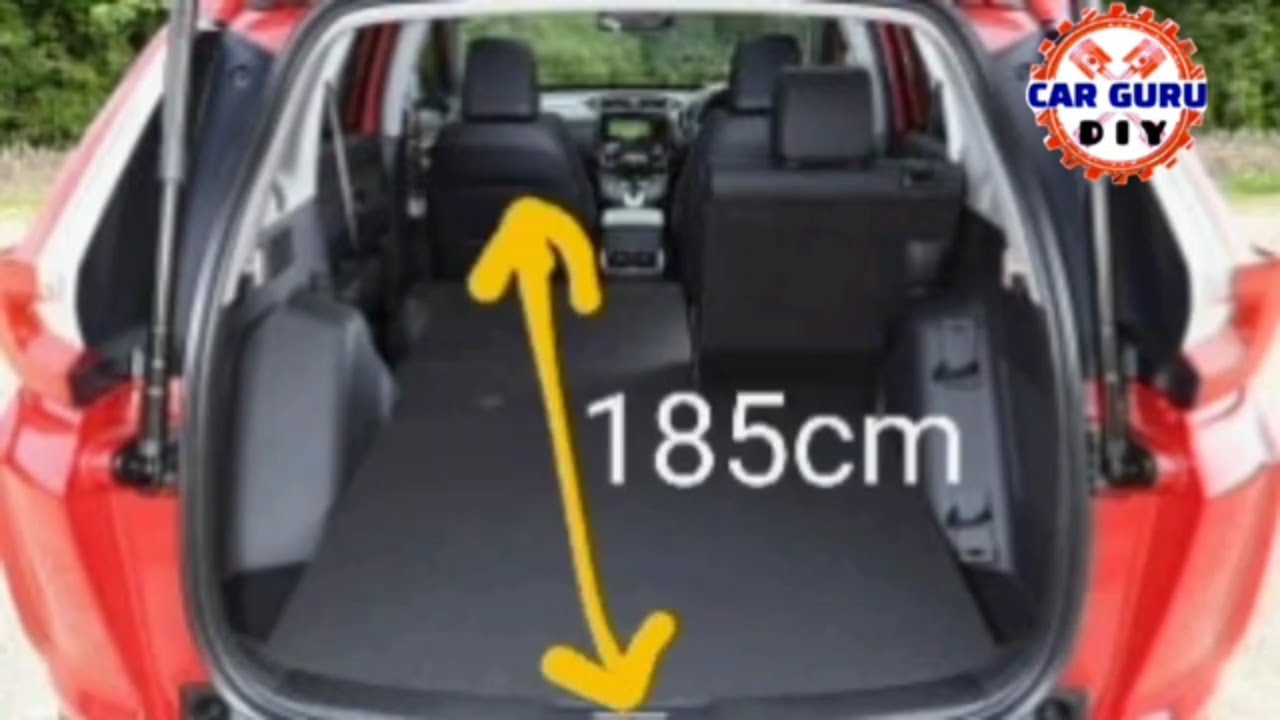 HONDA CR-V boot dimensions in cm, 2016-2022 #CarGuruDIY