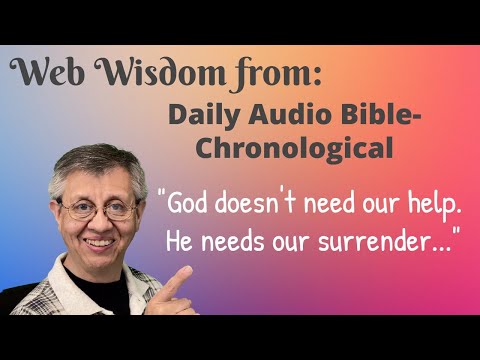 Web Wisdom from Daily Audio Bible