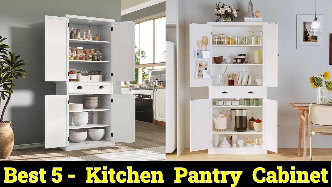 Top 5 Best Kitchen Pantry Cabinets 2026 | Stylish Storage & Smart Features 🏠🍽️