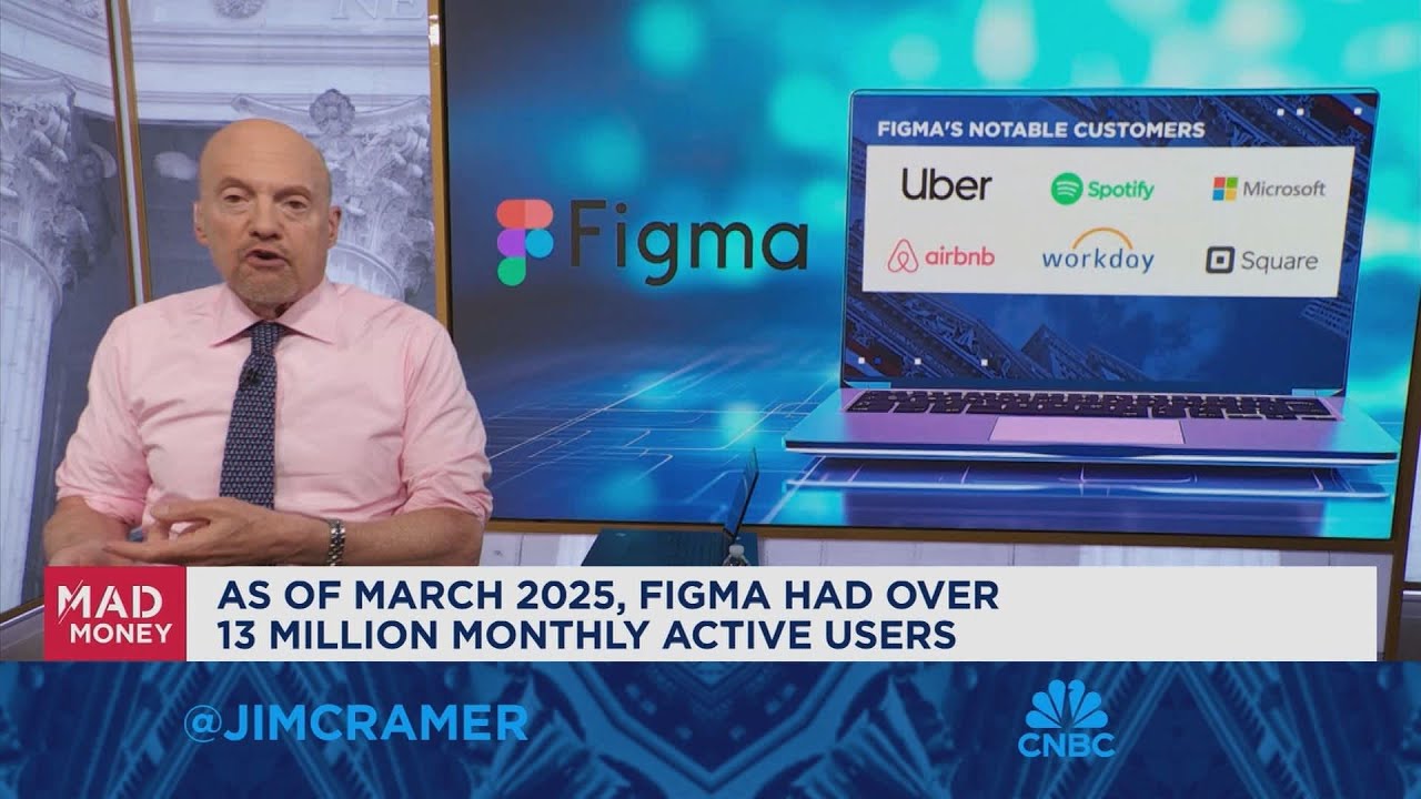 Jim Cramer breaks down Figma ahead of its IPO