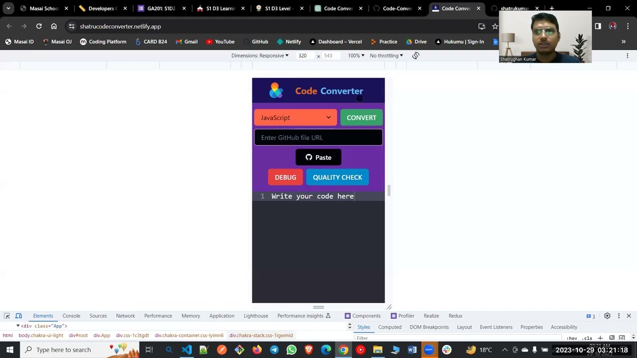 Code Converter with Github API