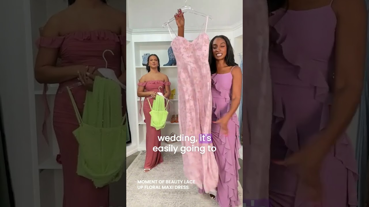 Easy-to-Pack Wedding Guest Dress: Floral Chiffon Formal Maxi | #summerwedding #weddingguestlook