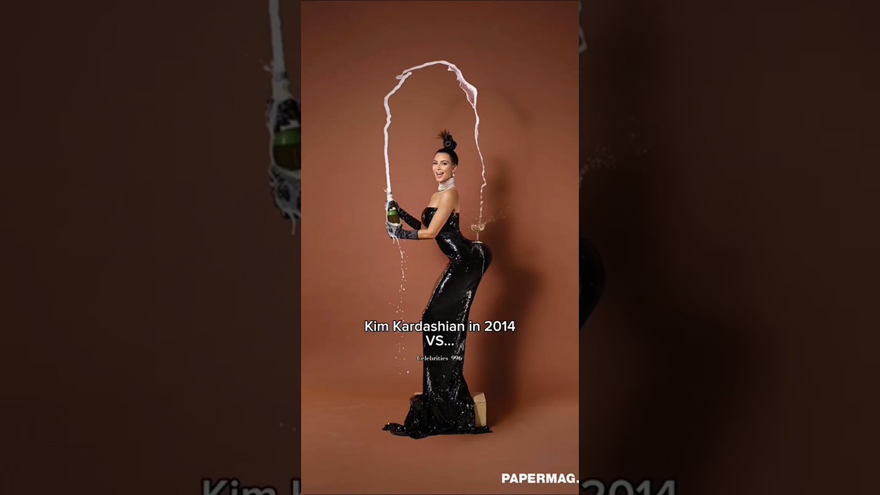10 year later...✨🥂Kim Kardashian in 2014 vs 2024🔥💅🏻 #shorts #kimkardashian#fashion#model#celebrities