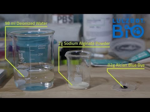 LulzBot Bio - Sodium Alginate Setup