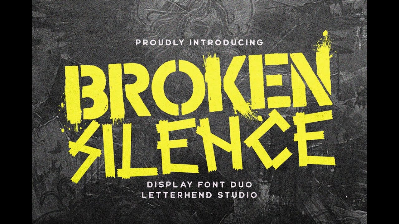 Broken Silence Font Download