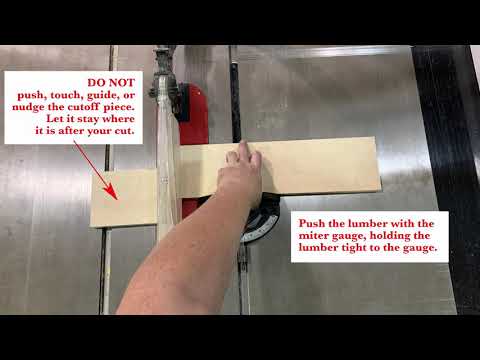 Table Saw – Miter Gauge Basics V1.0