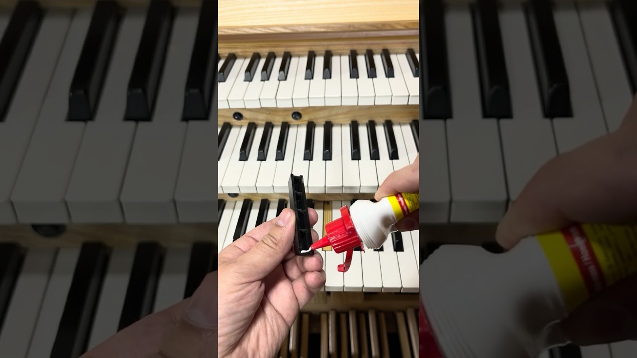 I broke the D sharp key and now have to reattach it