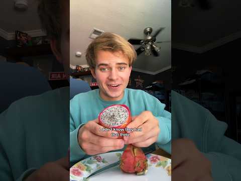 NICK EATS dragon fruit & sour cream!?