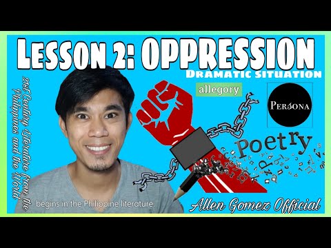 OPPRESSION - 21st Century Literature from the Philippines and the World | AG Official EducVlog #4