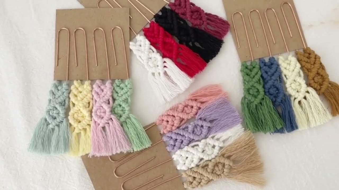 Macrame Paperclip DIY VLOG 001