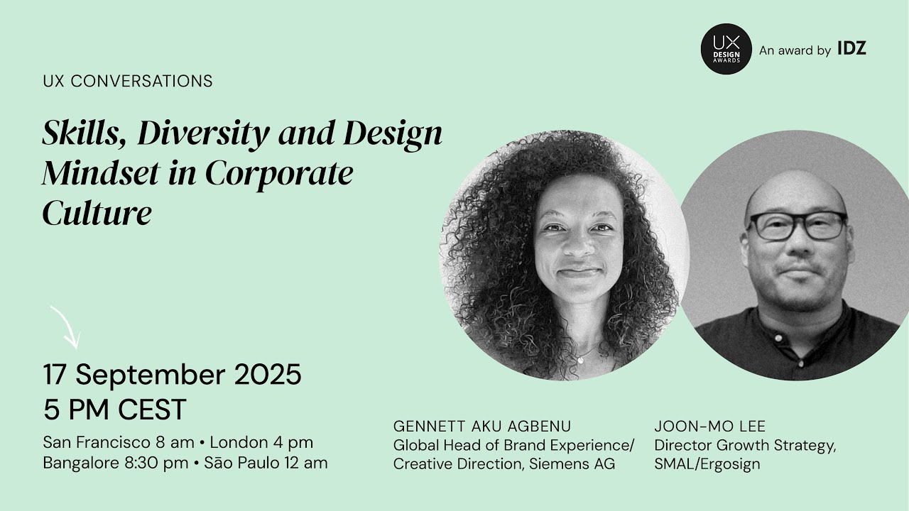 From Agencies to Corporate Leadership | UX Conversation: Gennett Aku Agbenu and Joon Mo Lee