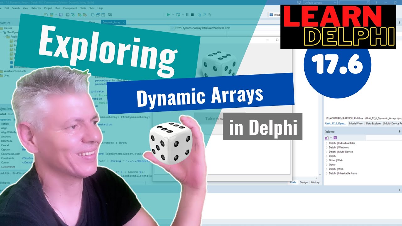 Learn Delphi Programming | Unit 17.6 | Exploring Dynamic Arrays in Delphi