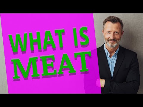 Meat | Meaning of meat