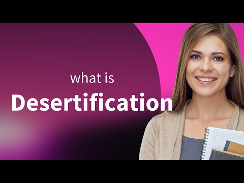 Desertification • DESERTIFICATION meaning
