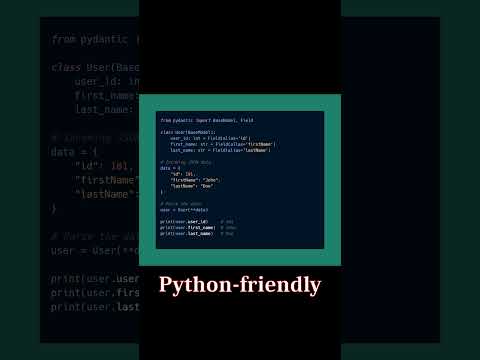 Pydantic Trick: Use alias for Flexible Field Names 🚀