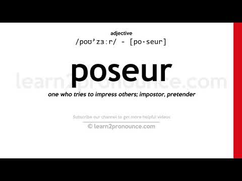 Prononciation Poseur | Définition de Poseur