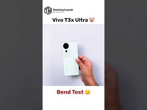 Vivo T3 Ultra 🤡 # Durarability test # bend test 🤔