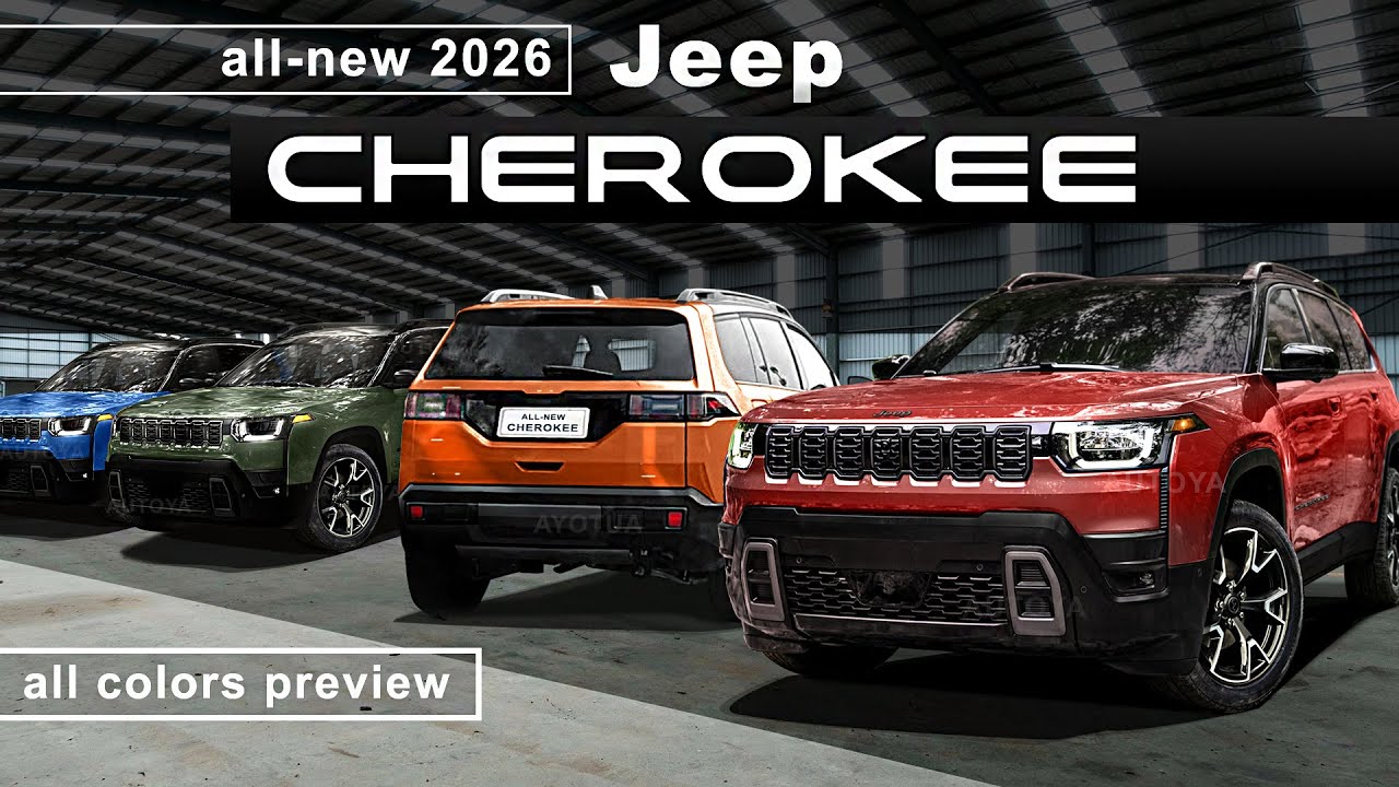 2026 Jeep Cherokee Receives a Complete Color Palette, Albeit Only Across Imagination Land ...