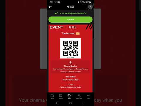 Event Cinemas - the marvel #googlewallet#movietickets #googlepay