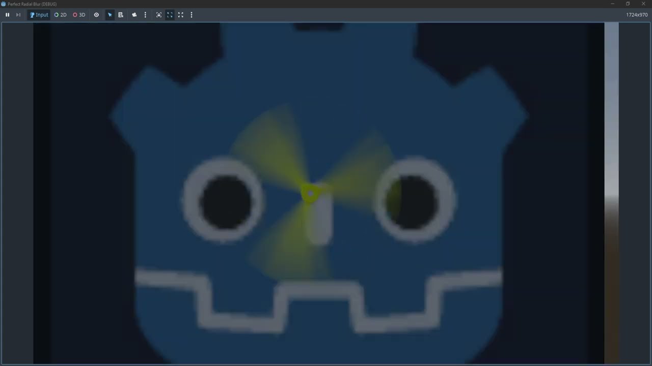 Godot Perfect Radial Blur Addon