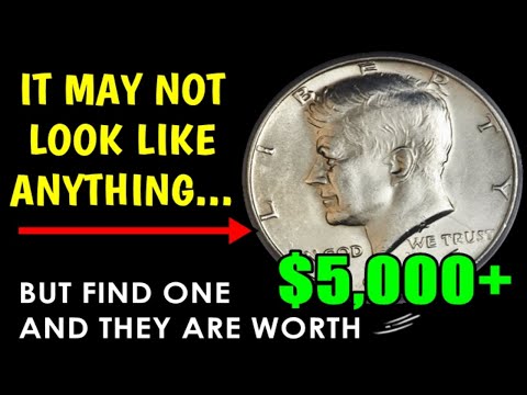 Unusual 1977 Kennedy Half Dollar Is Worth Over $5,000 If You Find One!