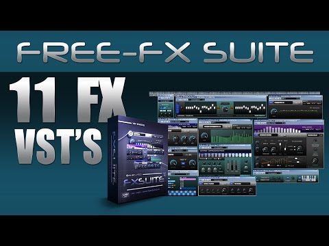 FREE FX VST's - Echo delay, comp/expand, gate, 32 & 60 band EQ, pitch shifter & drifter, Chor/Rev
