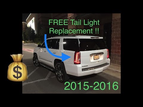 FREE TAIL LIGHTS! Yukon Recall available 2015-2016 Yukon GMC