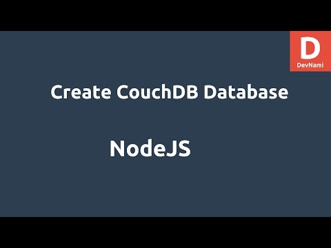 Learn NodeJS CouchDB Create Database - Mind Luster