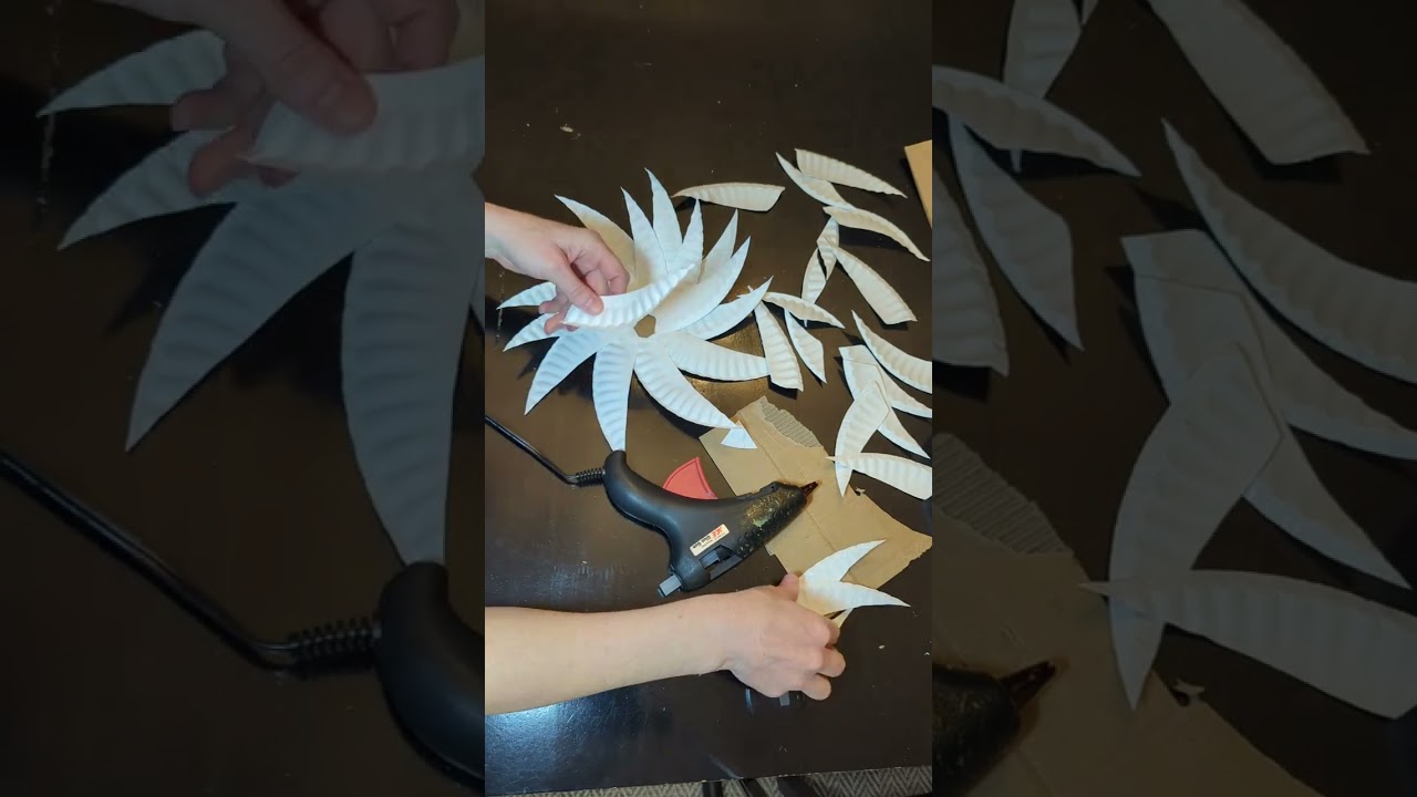 Flower made with paper plate scraps Part 2 VBS 2025 Lifeway Magnify GOD  How it's made!